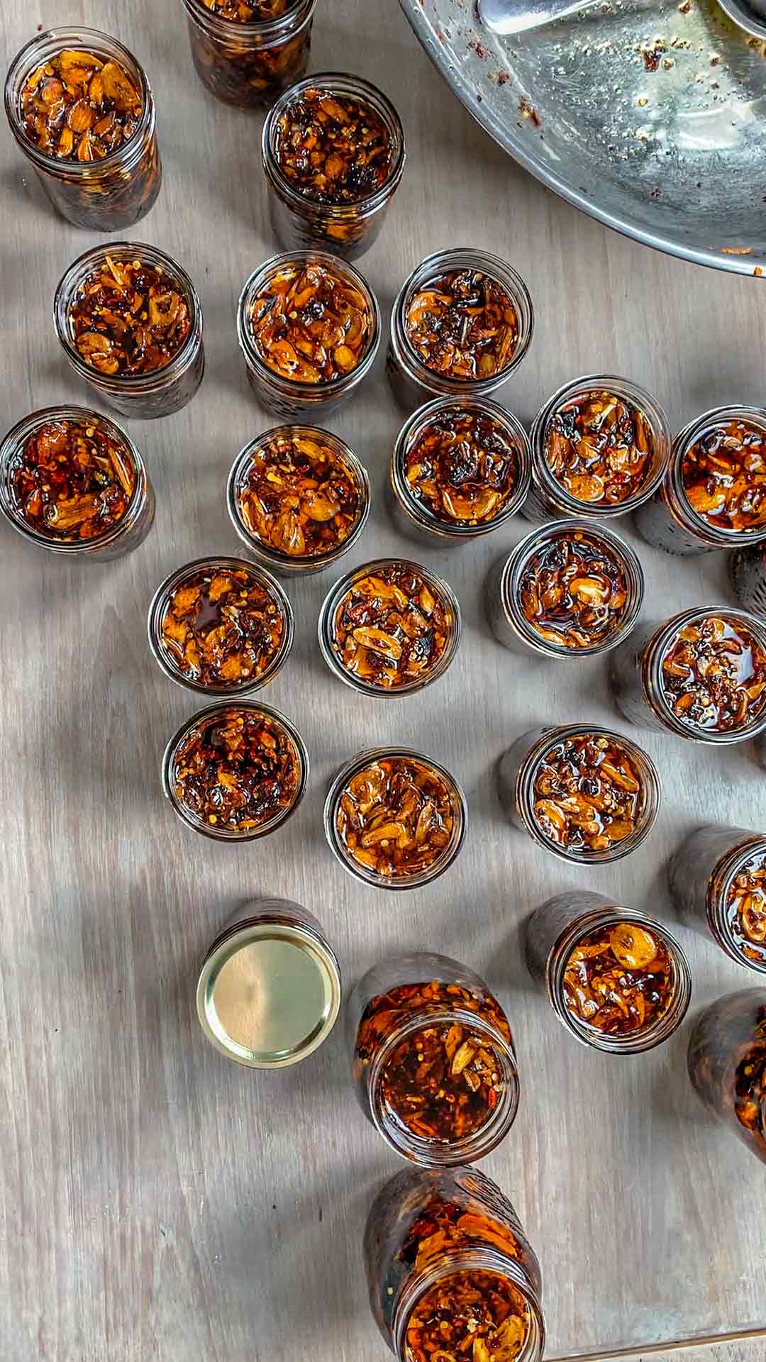 How to Make Homemade Spicy Crunchy Garlic Chili Oil - planted in the garden